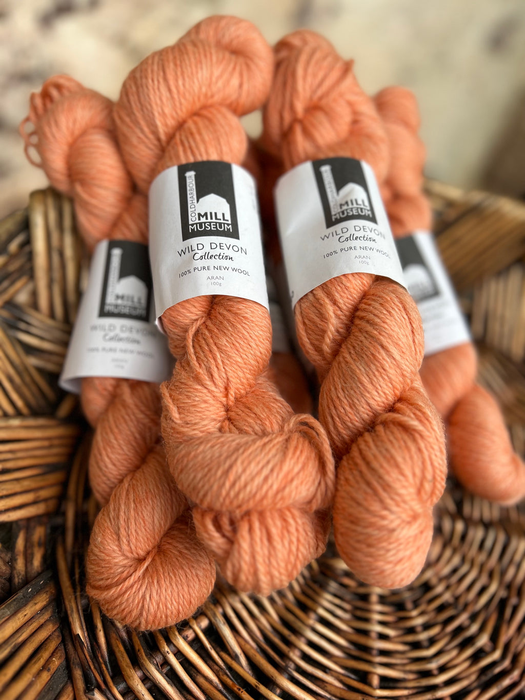 Aran Yarn - Peach – Coldharbour Mill